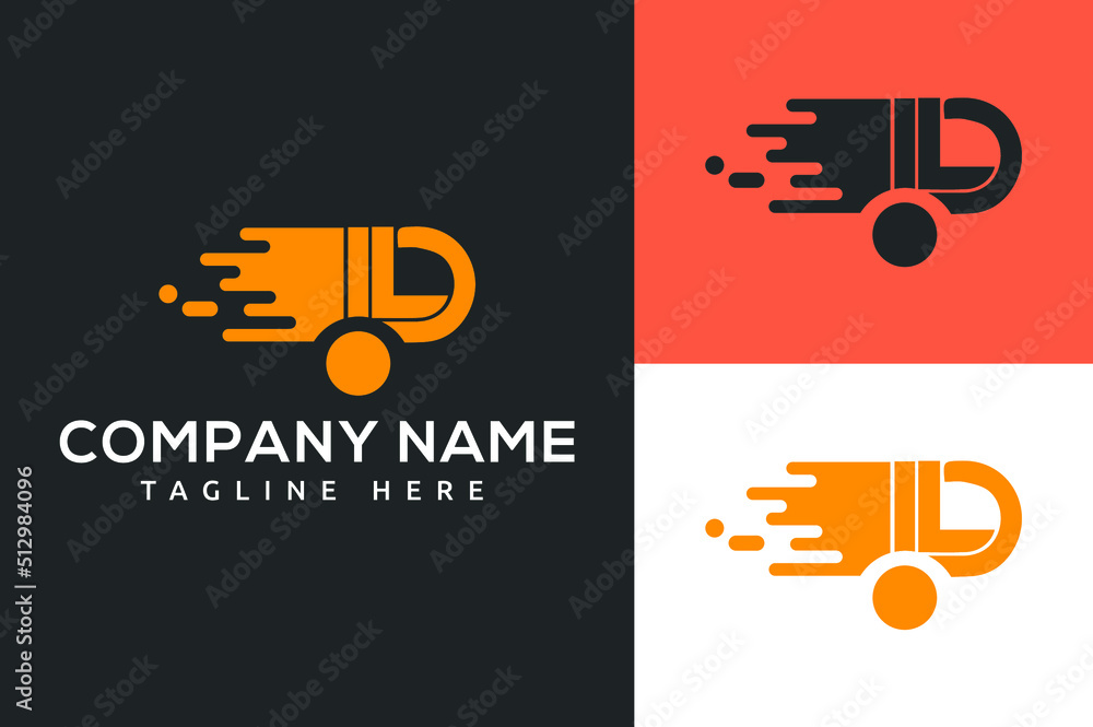 ILD logo, LD, ILD Delivery Logo designs Template. Illustration vector ...