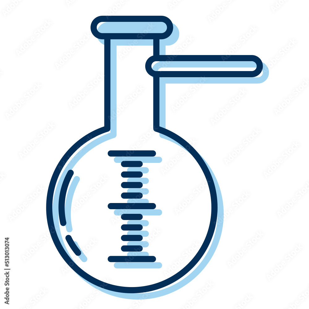 distillation tube icon on transparent background Stock Vector | Adobe Stock