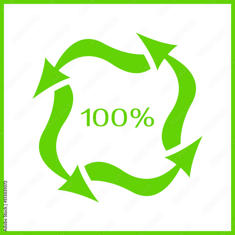 Recycle and reuse vector symbol. Arrows reuse sign. Stock Vector ...