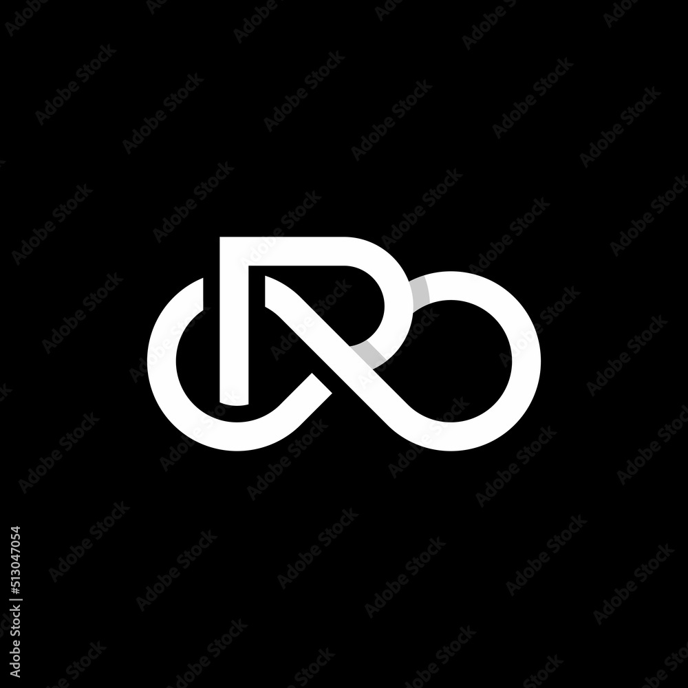 Infinity Logo, letter R with infinity icon combination, suitable for technology, brand and ...