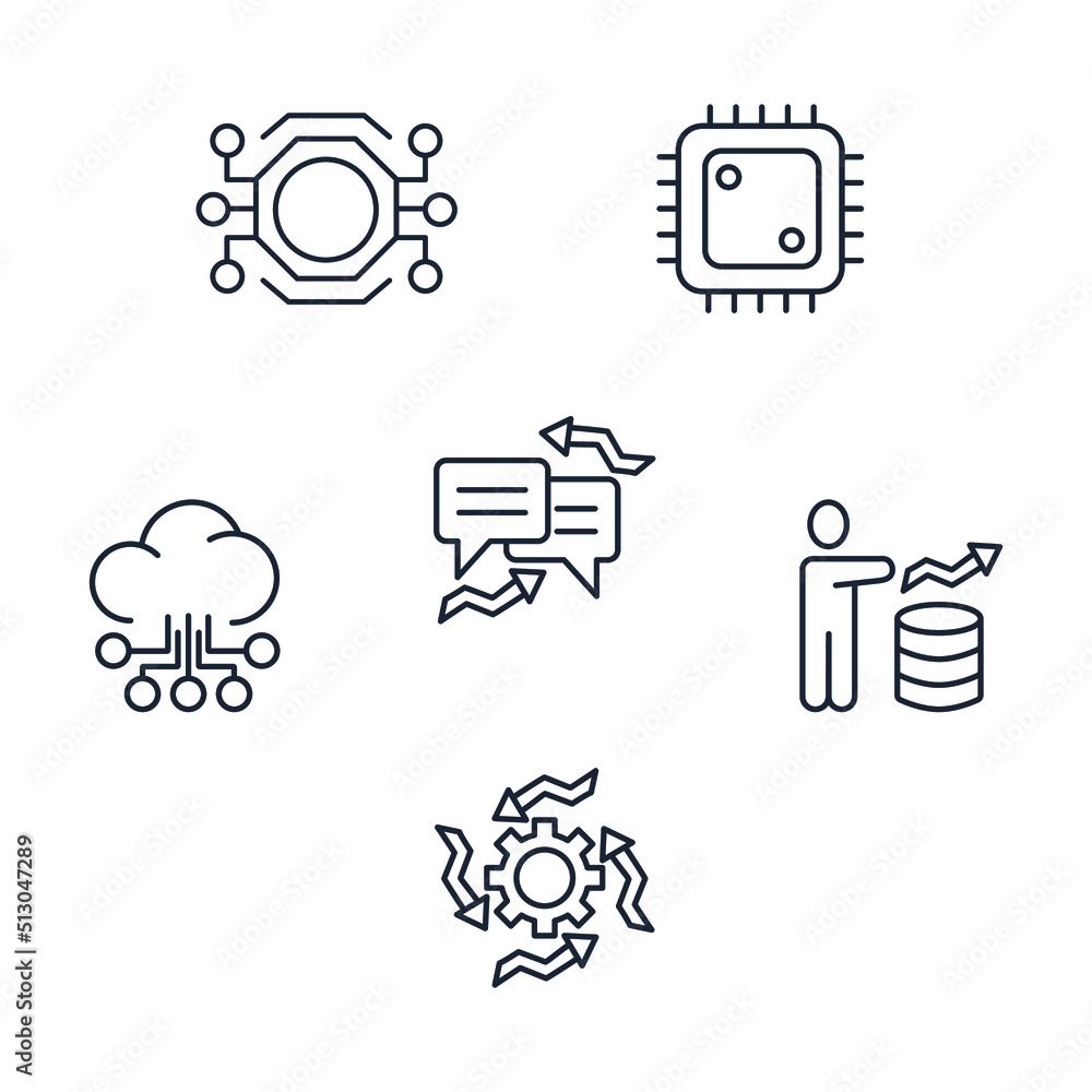 digitilization icons set . digitilization pack symbol vector elements ...