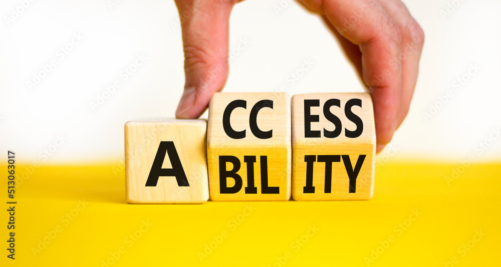 Photo & Art Print Access and ability symbol, Dzmitry