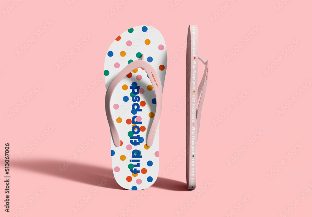 Flip Flop Mockup Stock Template | Adobe Stock