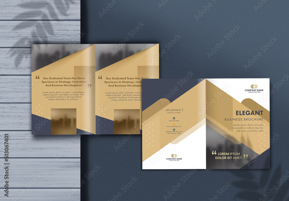 Two Page Brochure Mockup Stock Template | Adobe Stock
