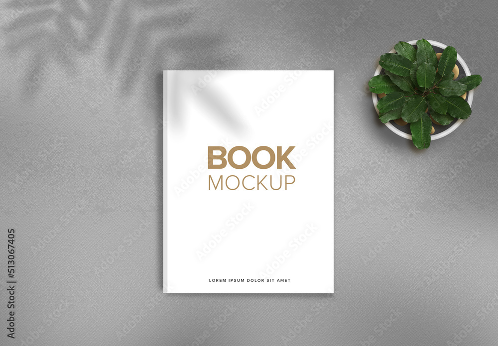 Book Mockup Layout Stock Template | Adobe Stock