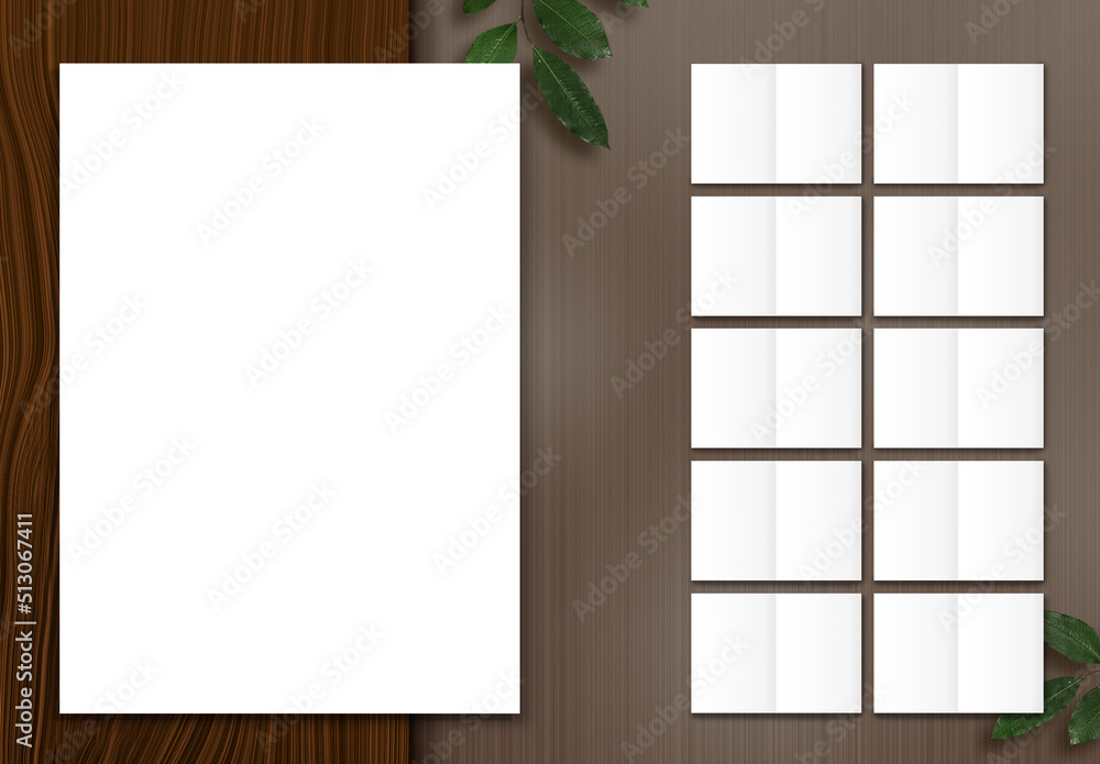 Multiple Pages Brochure Mockup Stock Template | Adobe Stock
