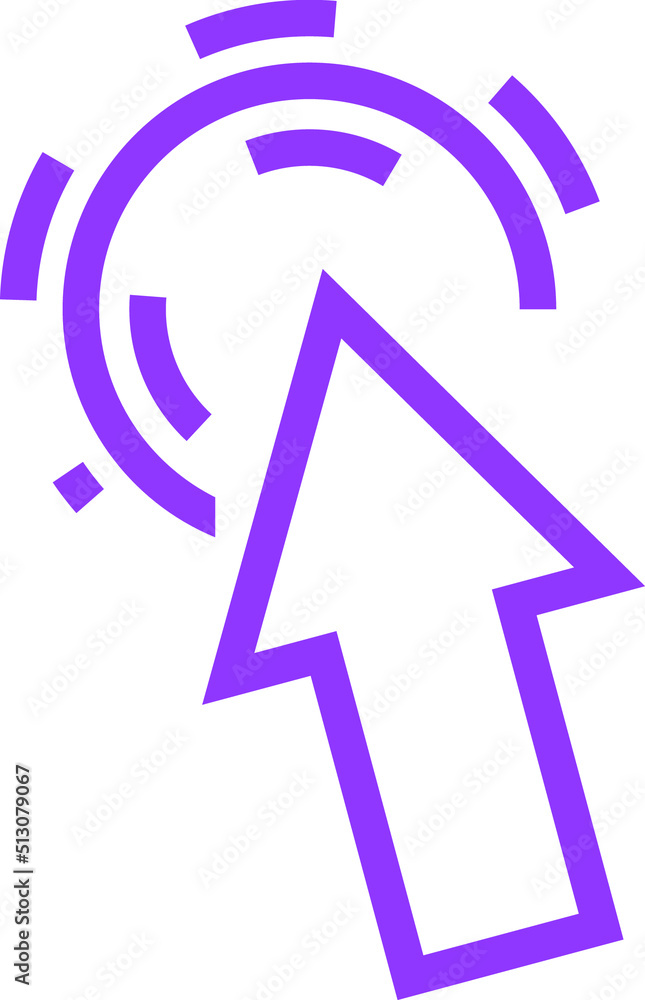 Computer Mouse Click Cursor Arrow Icons And Loading Icons Click Arrow