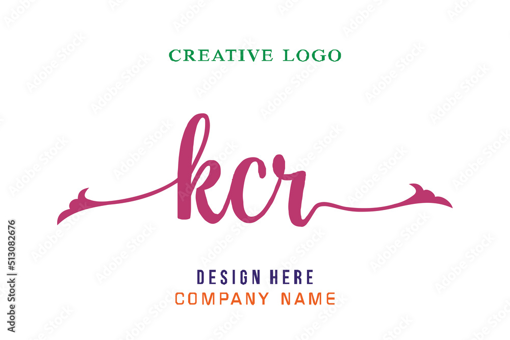 KCR lettering, perfect for company logos, offices, campuses, schools ...