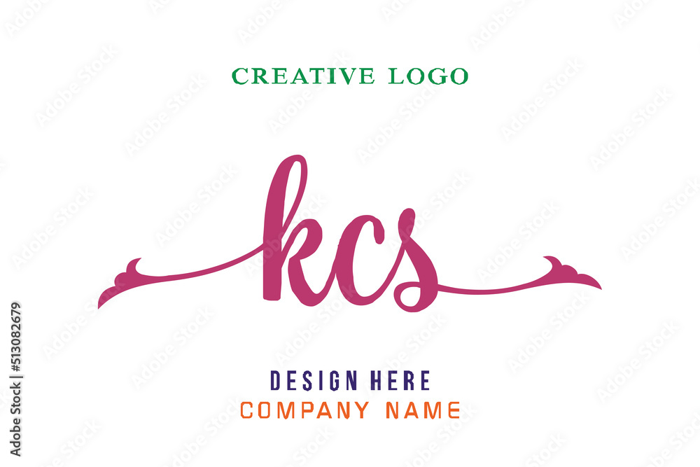 KCS lettering, perfect for company logos, offices, campuses, schools ...