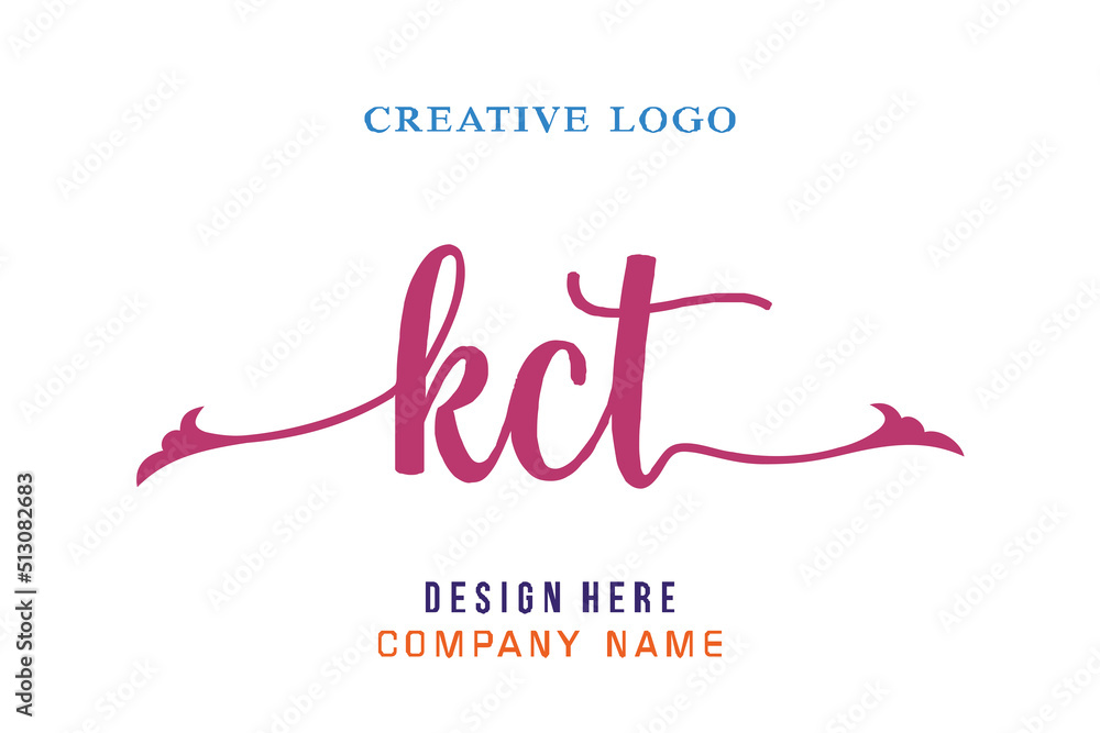 KCT lettering, perfect for company logos, offices, campuses, schools ...