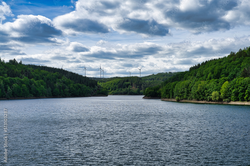 Oleftalsperre Nationalpark Eifel Hellenthal Stock-Foto | Adobe Stock
