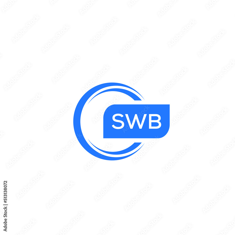 swb letter design for logo and icon.swb typography for technology ...
