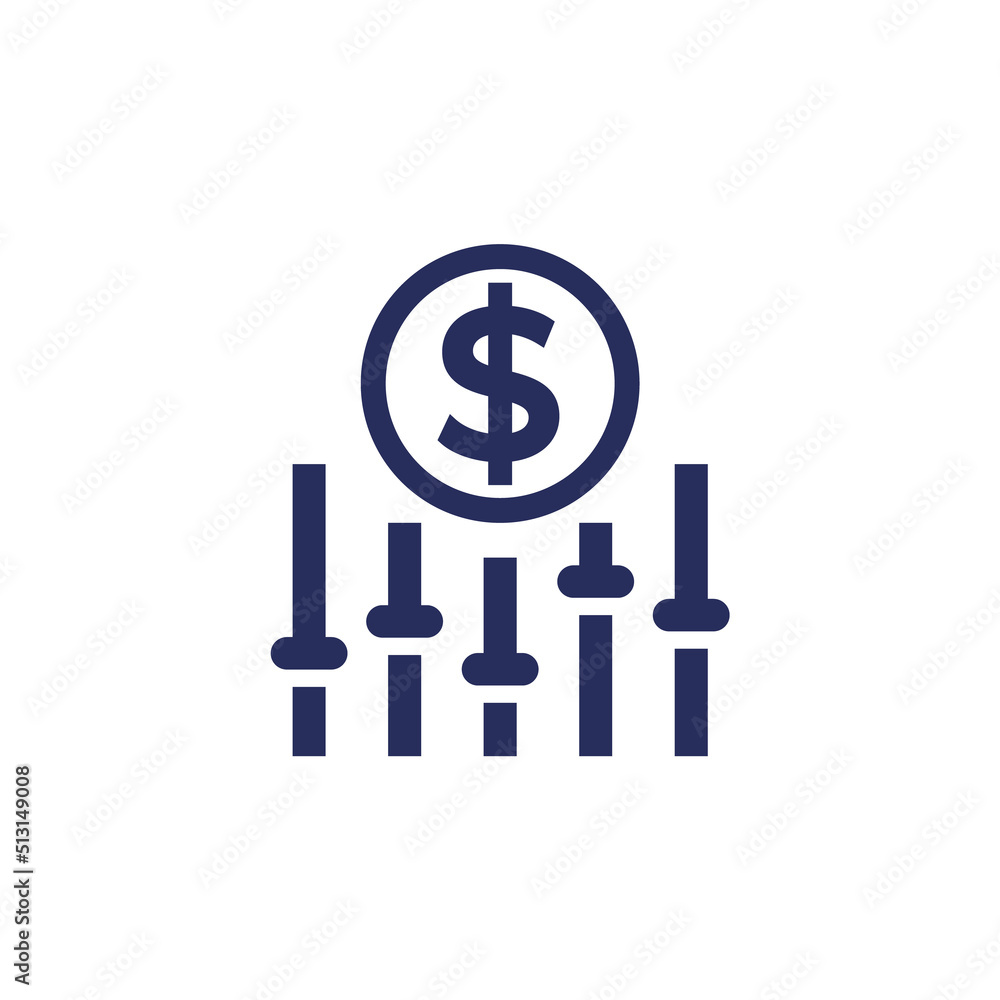 dynamic pricing icon on white Stock Vector | Adobe Stock dynamic pricing icon on white Stock Vector | Adobe Stock