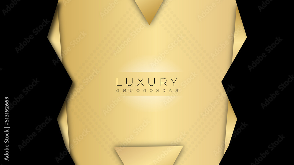 Black gold background. vector illustration. Stock Vector | Adobe Stock