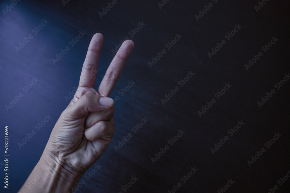 manos signos con manos, señales con manos Stock Photo | Adobe Stock