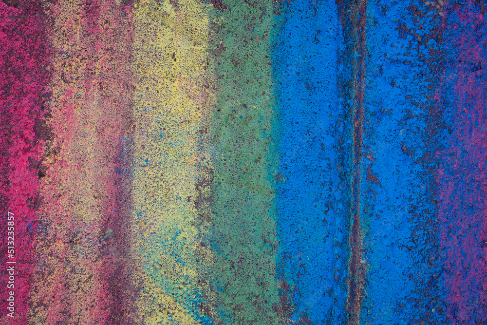 rainbow background of crayons Stock Photo | Adobe Stock