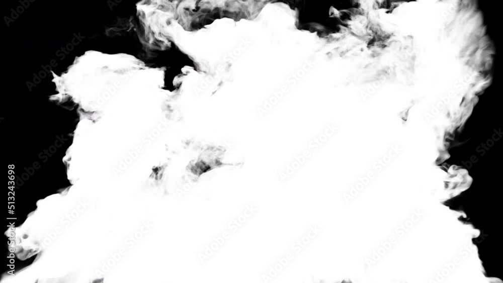 Rising Fire Flames And Dark Smoke. The bonfire burns intensely ...