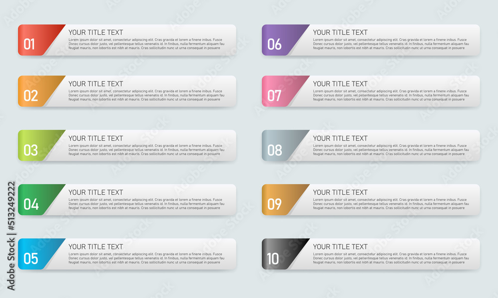 Vector illustration of infographic banner. Suitable for design element ...