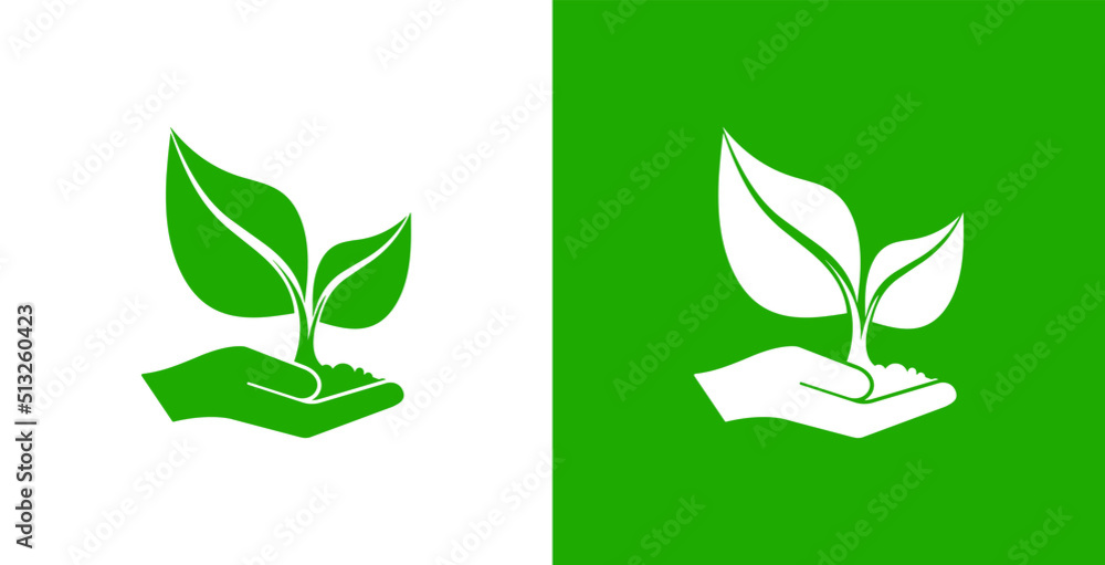 reducing CO2 emissions to stop climate change. green energy background ...