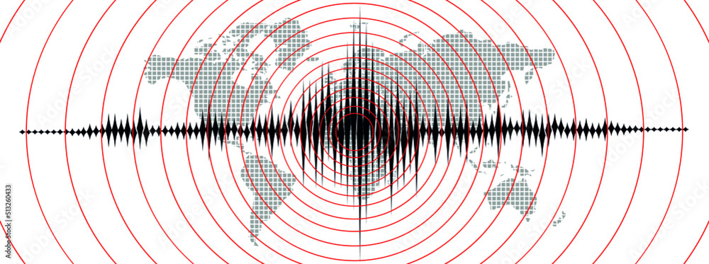 earthquake background Stock Vector | Adobe Stock