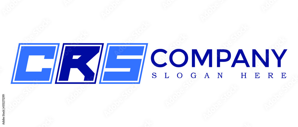 CRS three Letter Rounded rectangle boxes shape element symbol digital ...