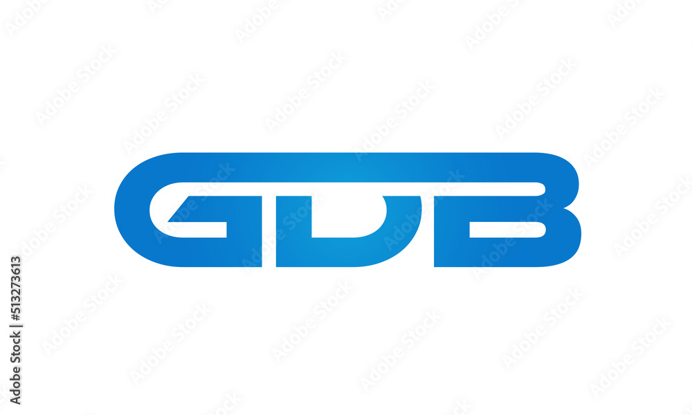 GCB letters Joined logo design connect letters with chin logo logotype ...