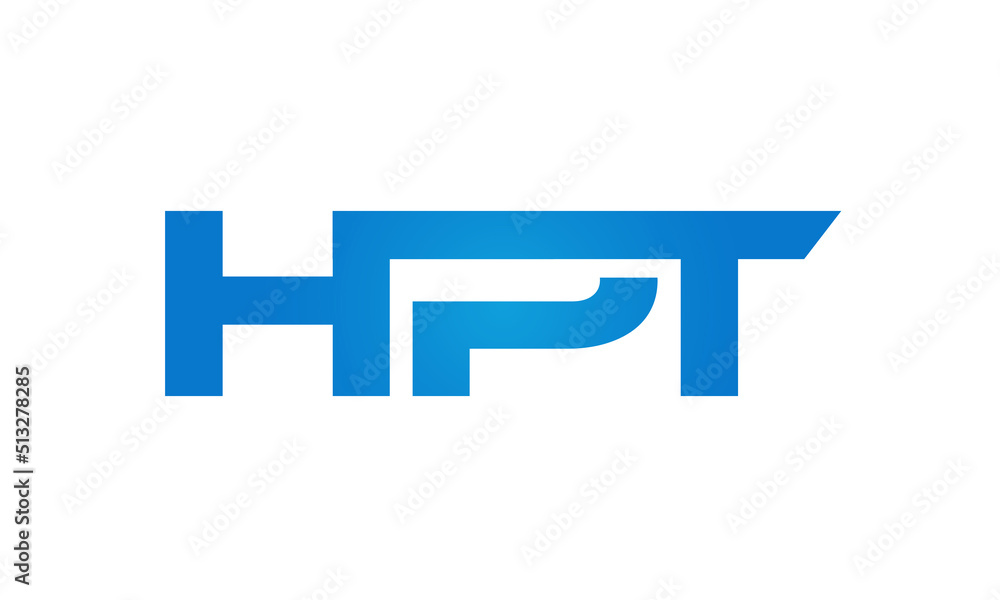 HPT letters Joined logo design connect letters with chin logo logotype ...