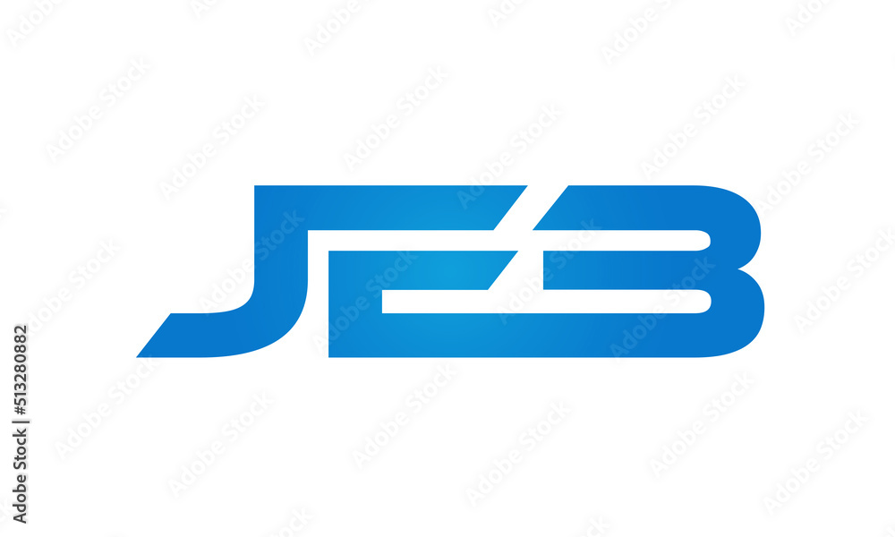 JEB letters Joined logo design connect letters with chin logo logotype ...