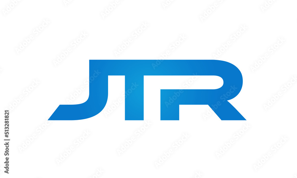 JTR letters Joined logo design connect letters with chin logo logotype ...