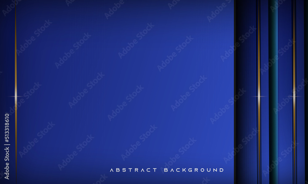 overlap blue background with light sparkling and creative concept line ...