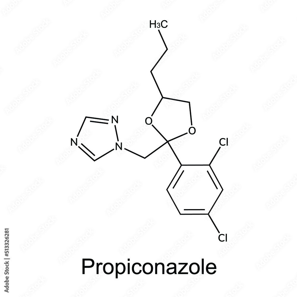 Structural chemical formula on white background Stock Vector | Adobe Stock