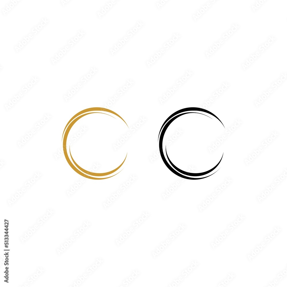 logo curve creative template technology logo vector Stock Vector ...