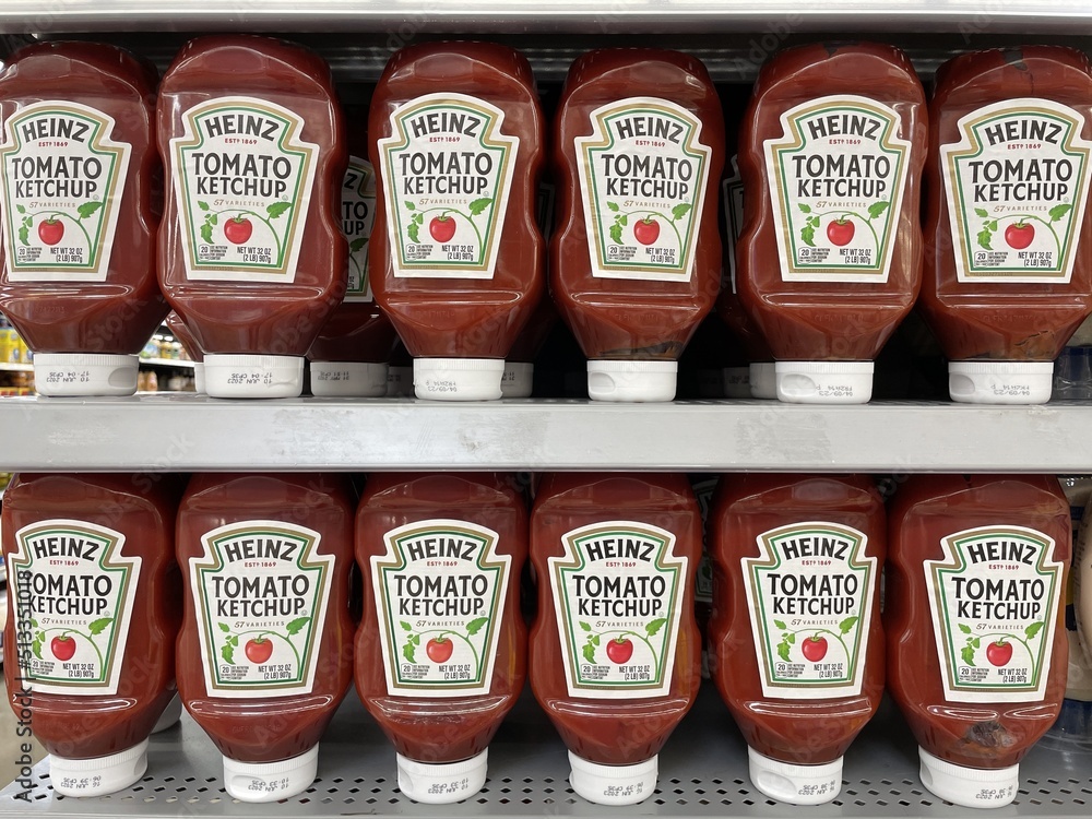 Kraft Heinz branded ketchup. Kraft Heinz is the fifth largest food ...