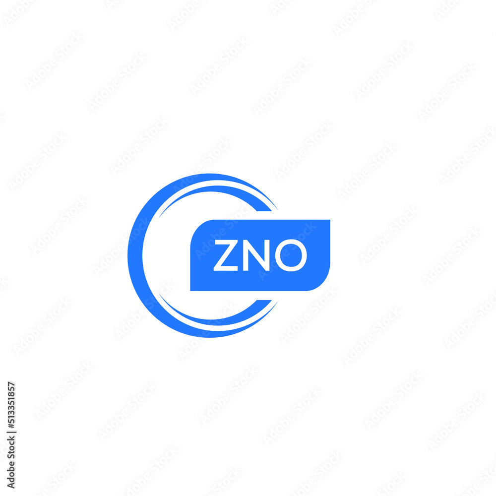 ZNO letter design for logo and icon.ZNO typography for technology ...