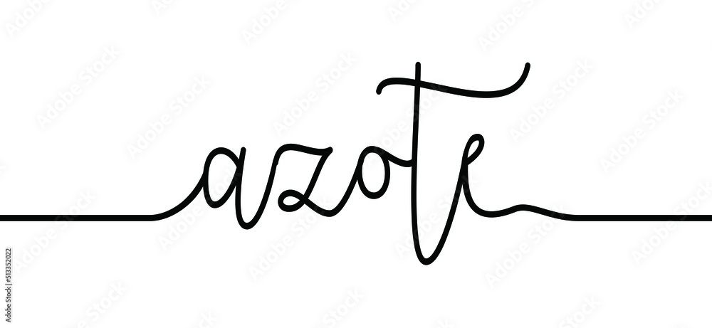 Slogan Azote. Meaning: Nitrogen is a chemical element with the symbol N ...