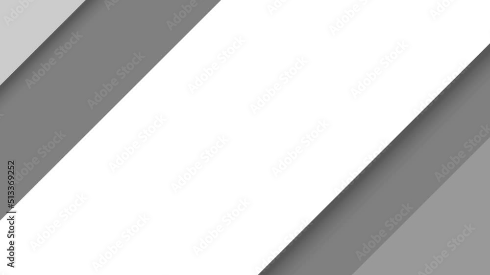 2D flat Animations loop 4K Gray tone and white color and background ...