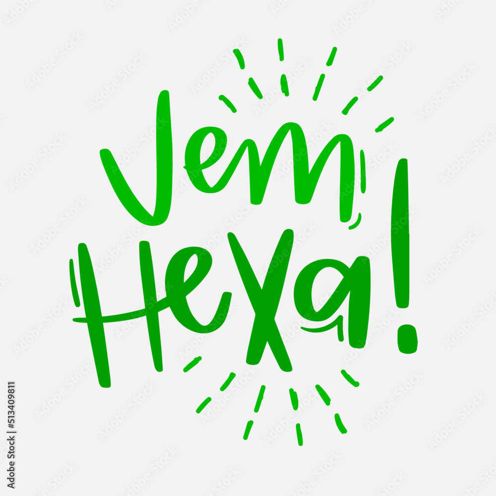 Brazilian Portuguese Hand Lettering Calligraphy for brazilian hex ...