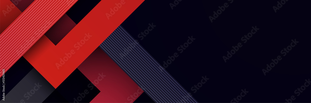 Dark red and black abstract background with geometric shapes elements ...