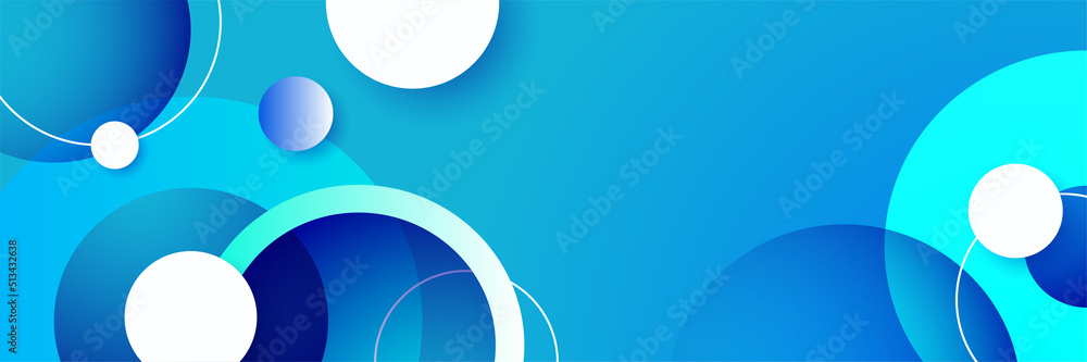 Abstract light blue banner background. Vector abstract graphic design ...