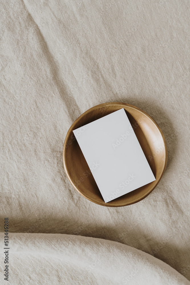 Fotka „Aesthetic luxury bohemian branding or invitation card template ...