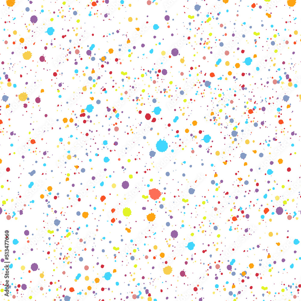 Colorful Splatter Background Stock Vector | Adobe Stock