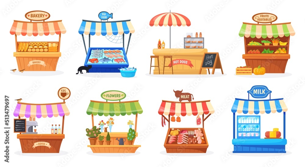 Market Stand Clipart