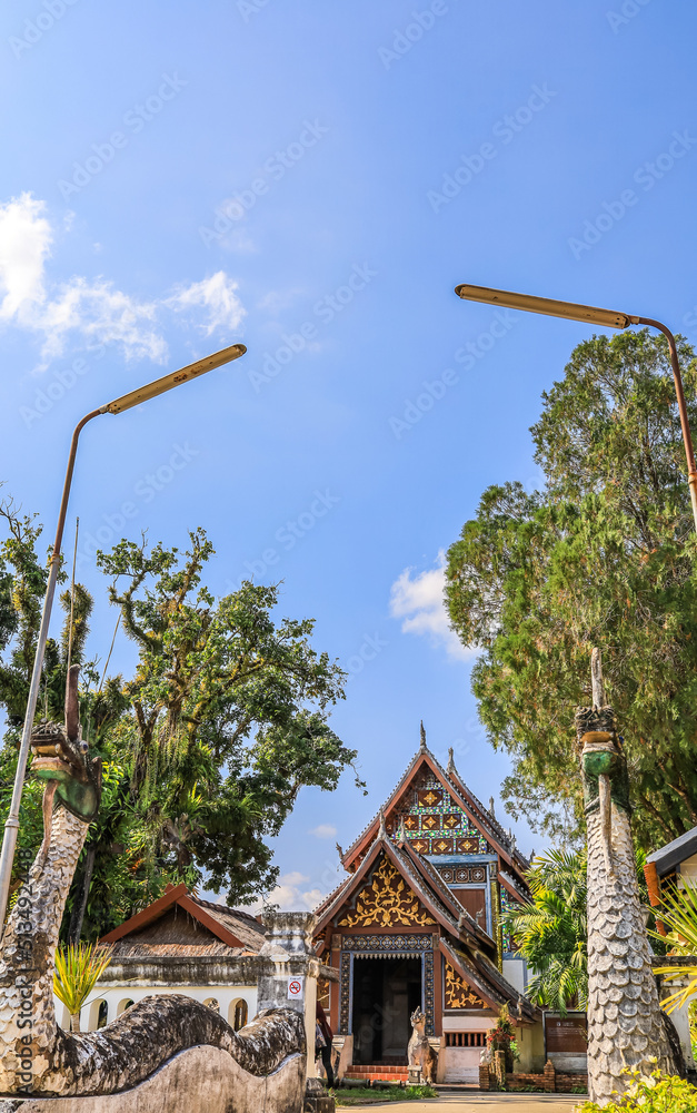 Nan Province,Northern Thailand on December20,2019:Ancient sculptured ...