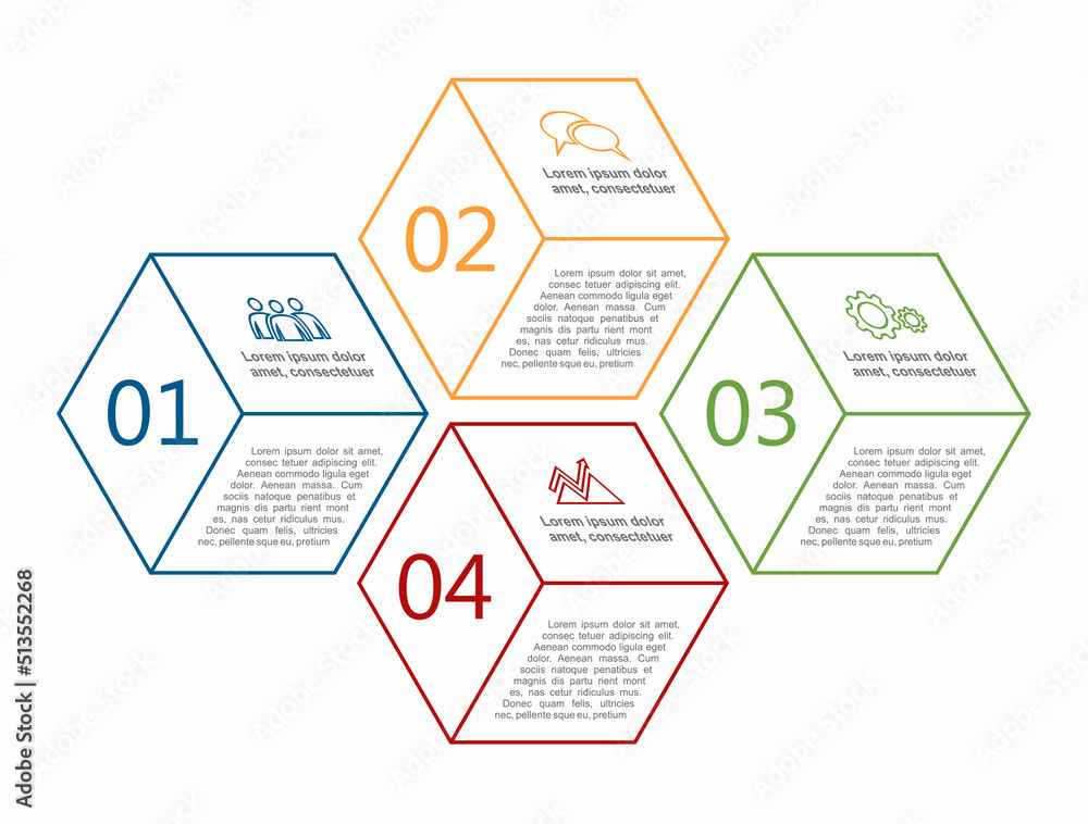 Infographic design template with place for your data. Vector ...