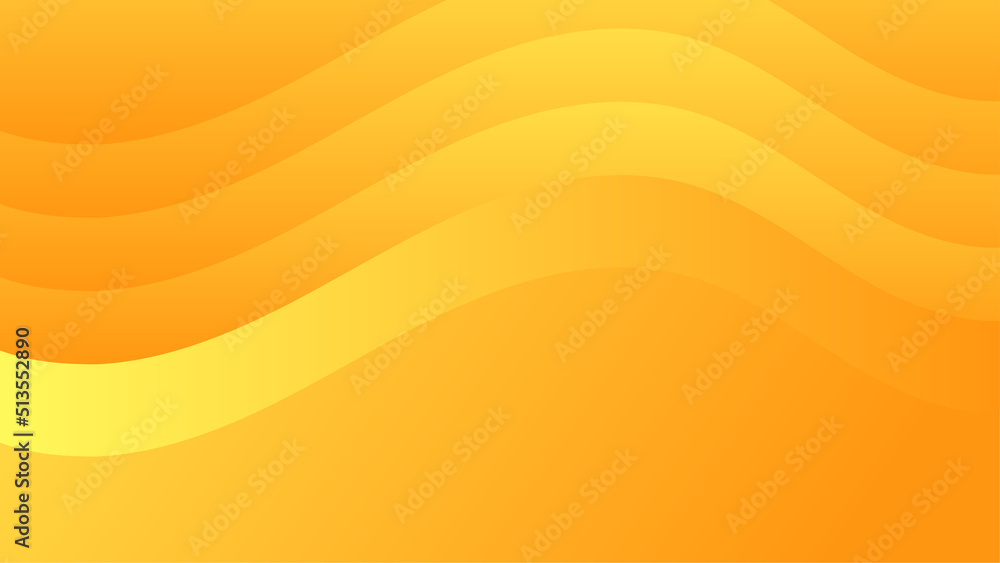 Abstract yellow background with fluid shapes modern concept.minimal ...