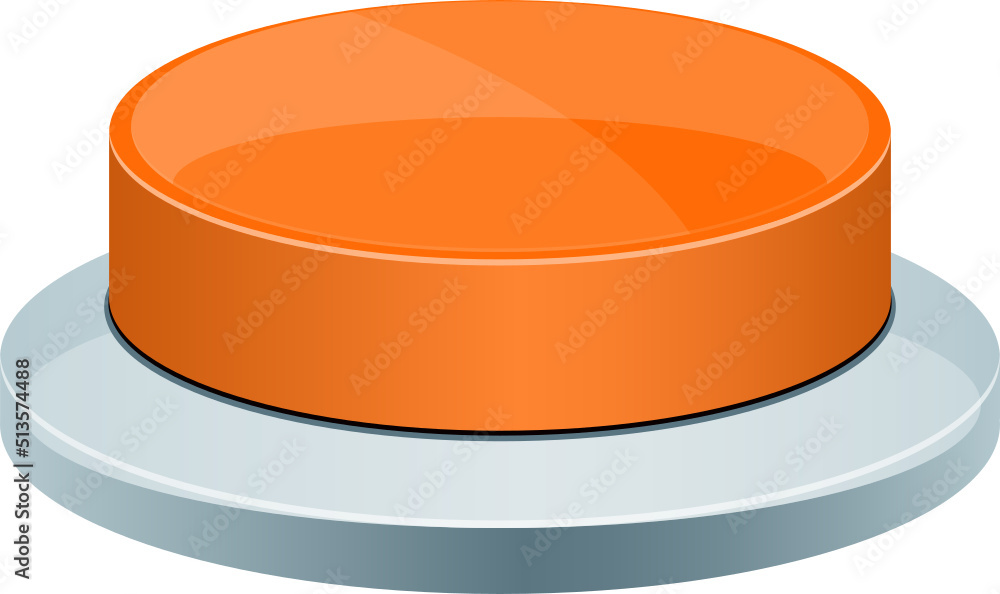 Press button clipart design illustration Stock Vector | Adobe Stock