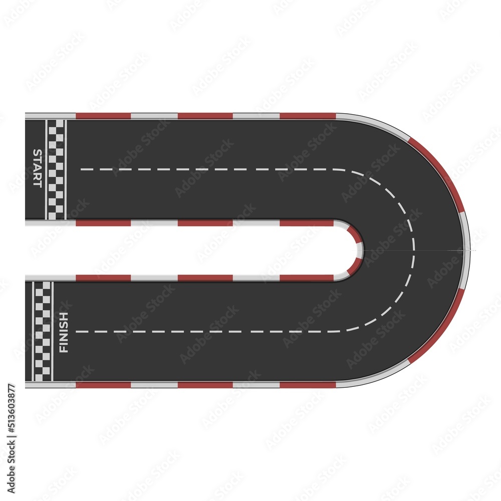 Imola racetrack icon cartoon vector. Car circuit. Top map Stock Vector ...