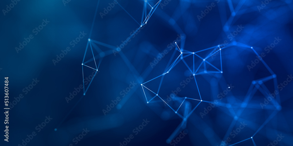Digital plexus background, big data visualization background. Modern and futuristic virtual ...