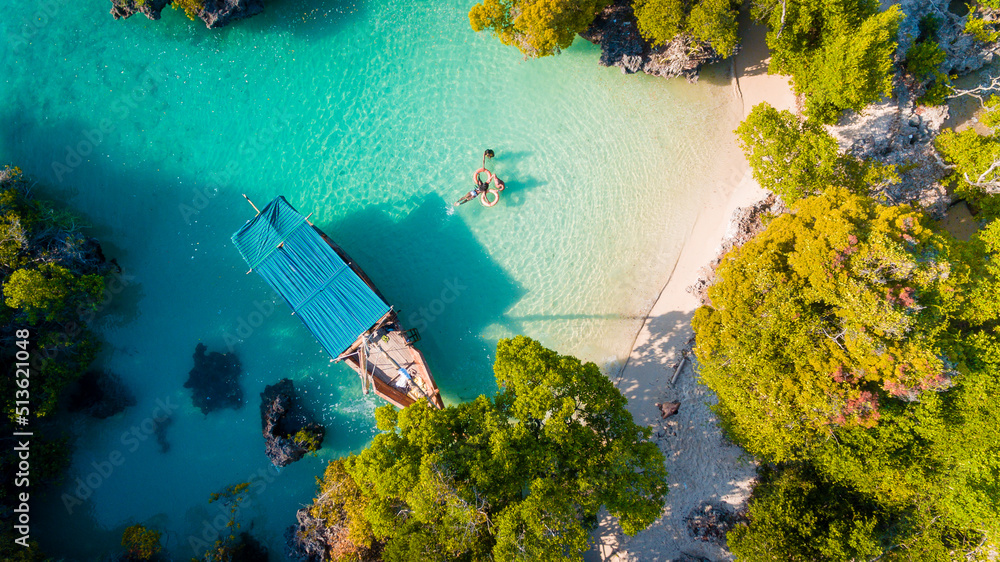 aerial view of the pamunda island, Zanzibar Stock Photo | Adobe Stock