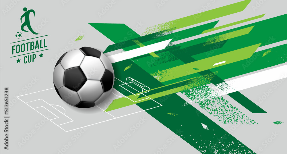 Soccer Template design , Football banner, Sport layout design, vector ...